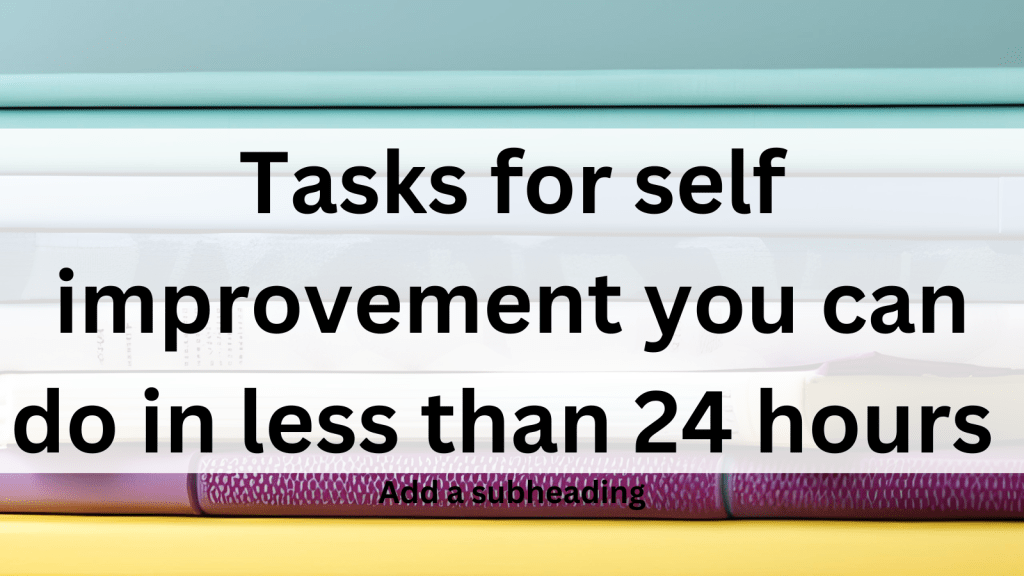 Self Improvement – KorraShay.com