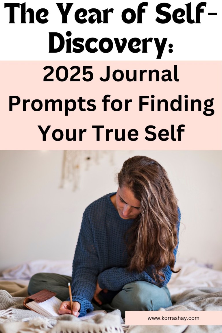 The Year of Self-Discovery: 2025 Journal Prompts for Finding Your True ...